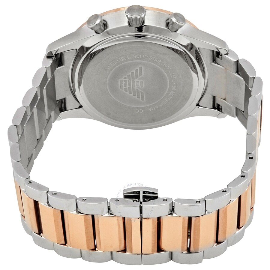 Emporio Armani Armani Giovanni Chronograph Quartz White Dial Men's ...