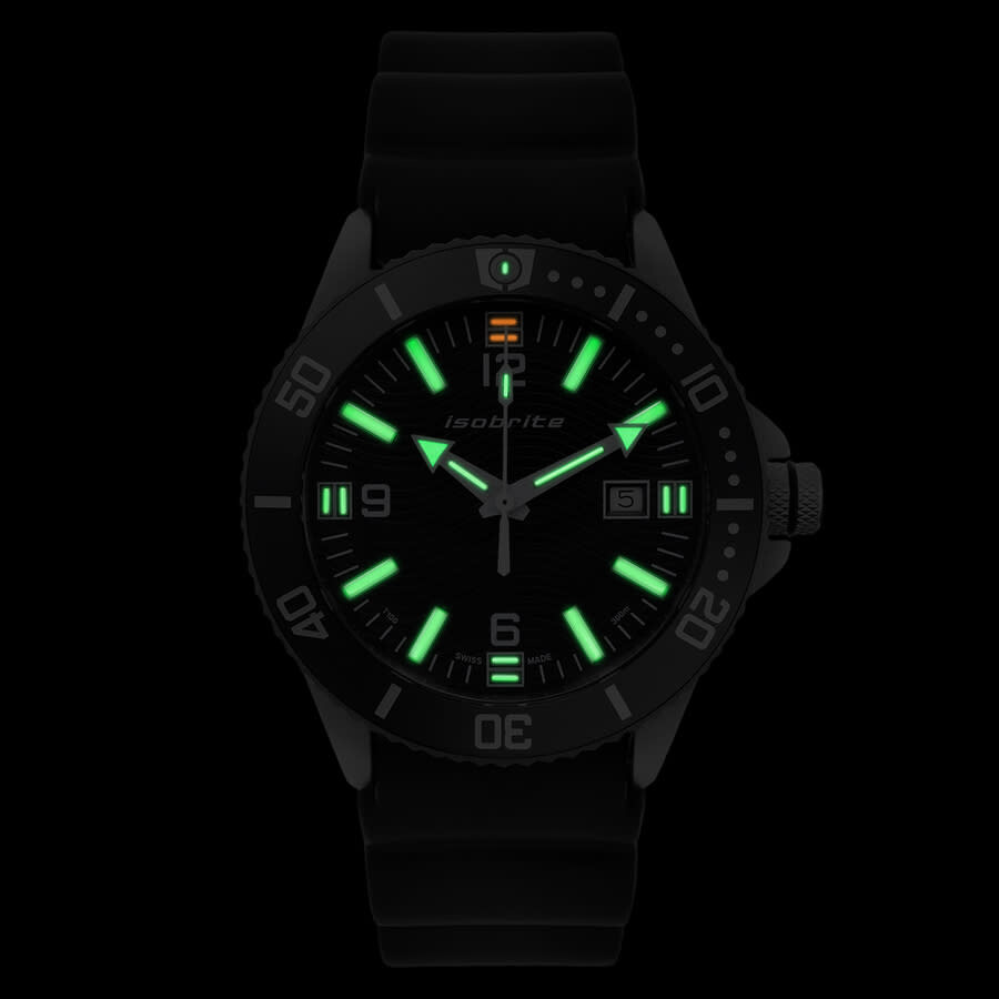 Isobrite Naval Quartz Black Dial Men's Watch ISO1211 791398674361 ...