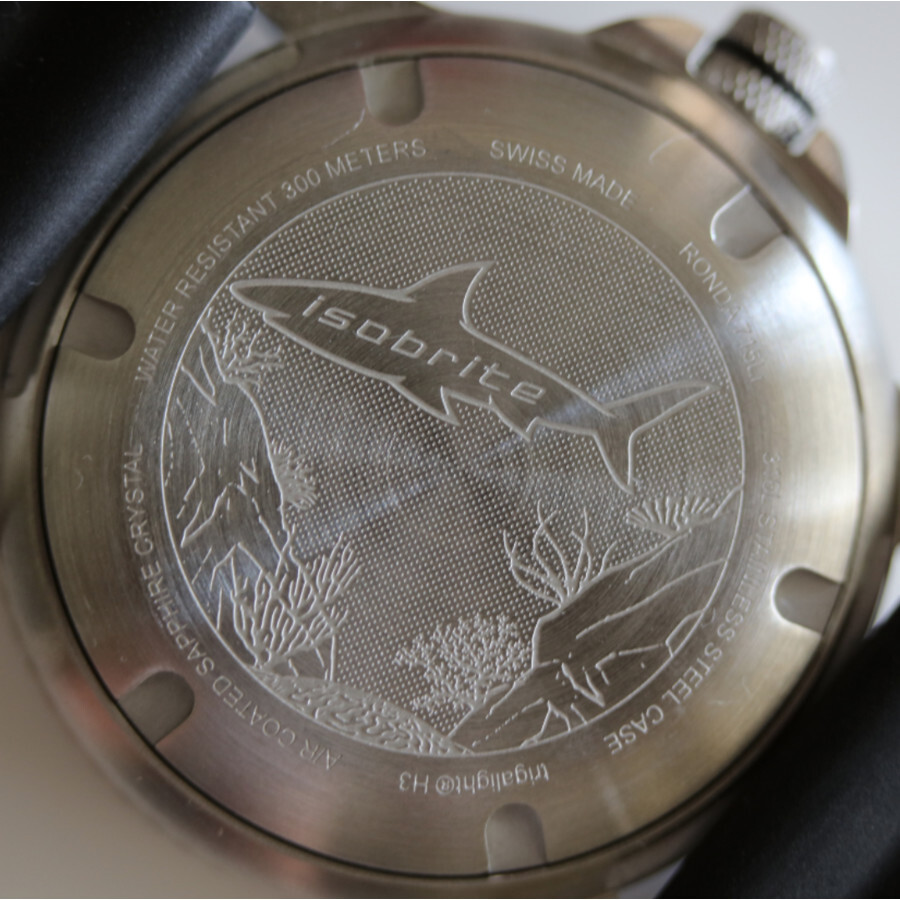 Isobrite Naval Series Black Dial Men's Watch ISO1201-TT 791398674330 ...