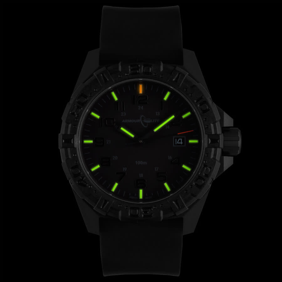Armourlite Operator Series (Tritium Illuminated) Black Dial Unisex ...