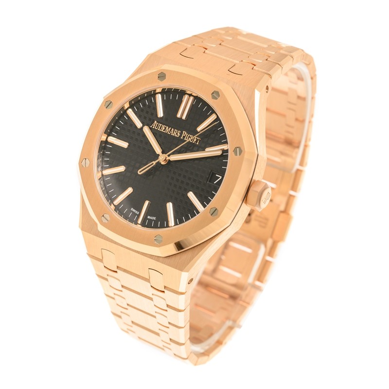 Audemars Piguet Royal Oak Automatic Black Dial Men's Watch 15510OR.OO ...