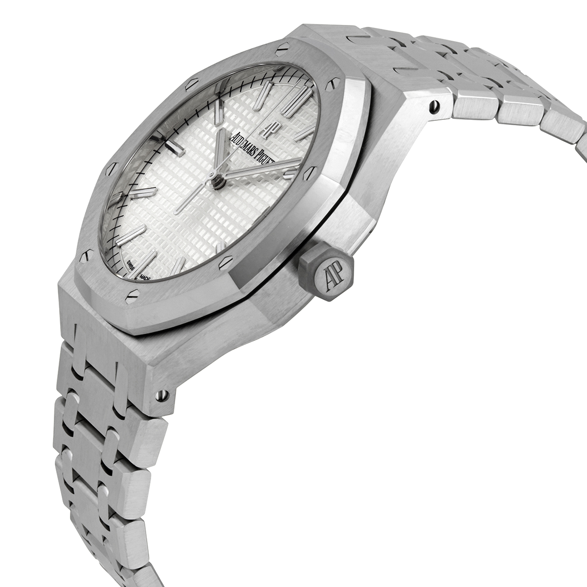 Audemars Piguet Royal Oak Automatic Silver Dial Men's Watch 15500ST.OO ...