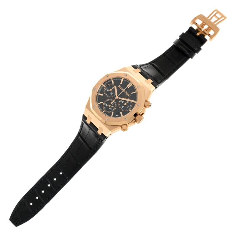 Audemars Piguet Royal Oak Chronograph Automatic Black Dial Men's Watch ...