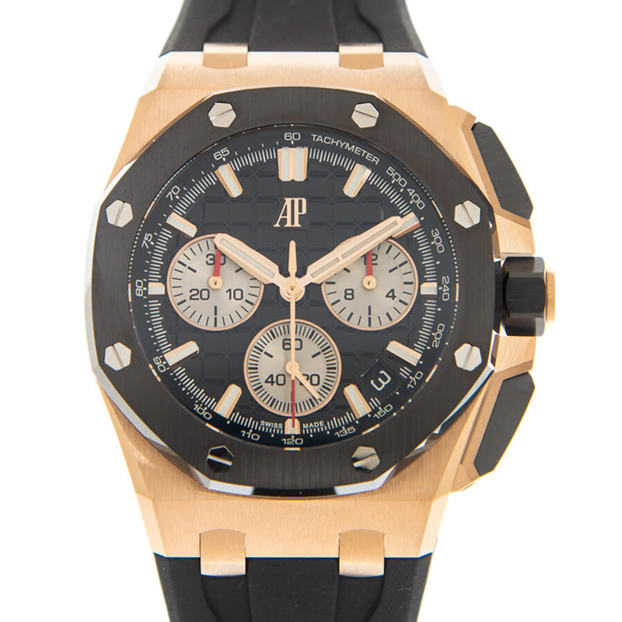 Audemars Piguet Royal Oak Chronograph Automatic Black Dial Men's Watch ...