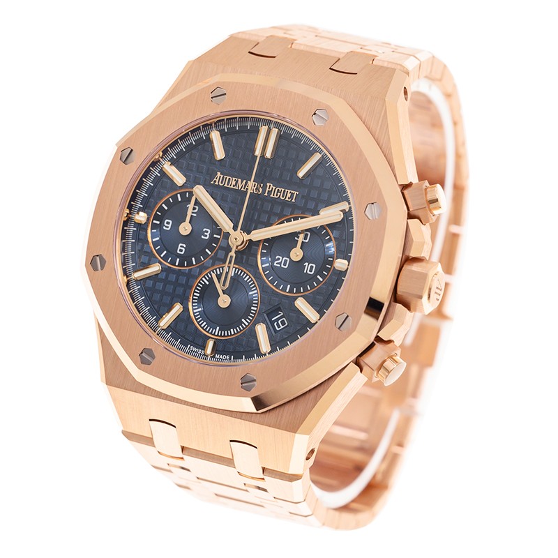 Audemars Piguet Royal Oak Chronograph Automatic Blue Dial Men's Watch ...