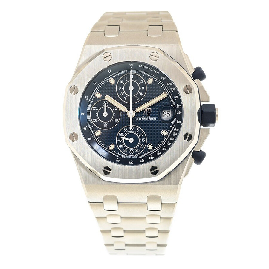 Audemars Piguet Royal Oak Offshore Chronograph Automatic Blue Dial Men ...