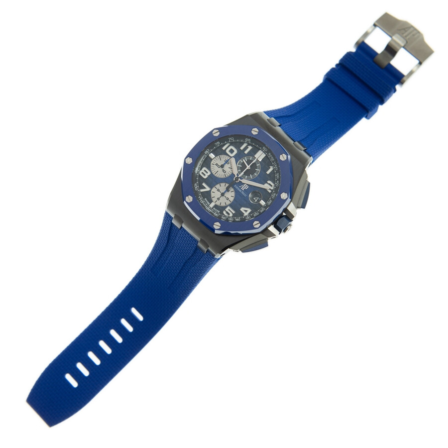 Audemars Piguet Royal Oak Offshore Chronograph Automatic Blue Dial Men ...