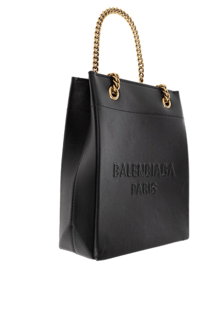 Balenciaga Black Logo Embossed Tote Bag 772235 2AAOL 1000 - Handbags ...