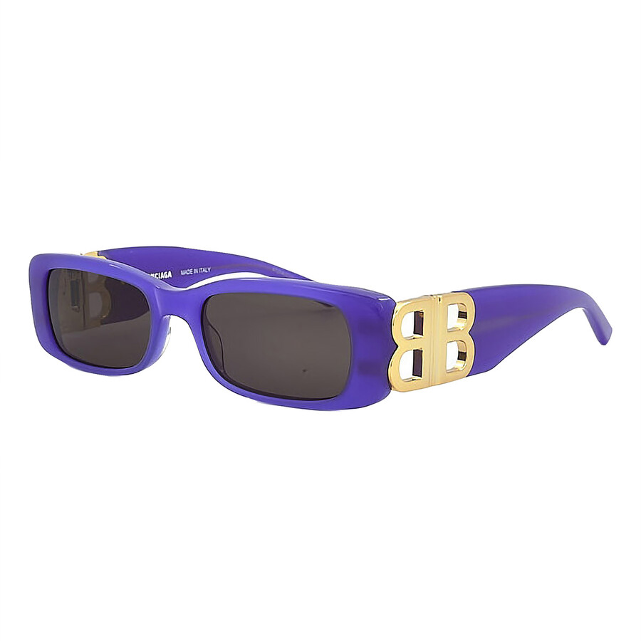 Balenciaga Grey Square Ladies Sunglasses BB0096S 004 51 889652294131 ...