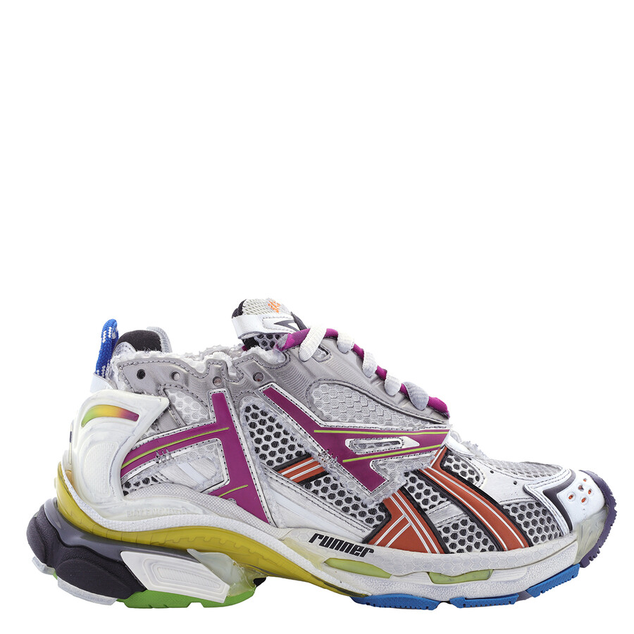 Balenciaga Multicolor Mesh And Nylon Runner Sneakers,, Brand Size 39 ...