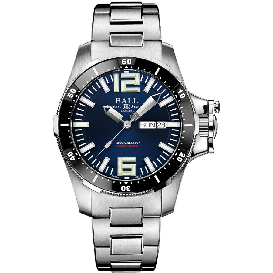 Ball Automatic Blue Dial Watch DM2076C-S2CA-BE - Watches - Jomashop