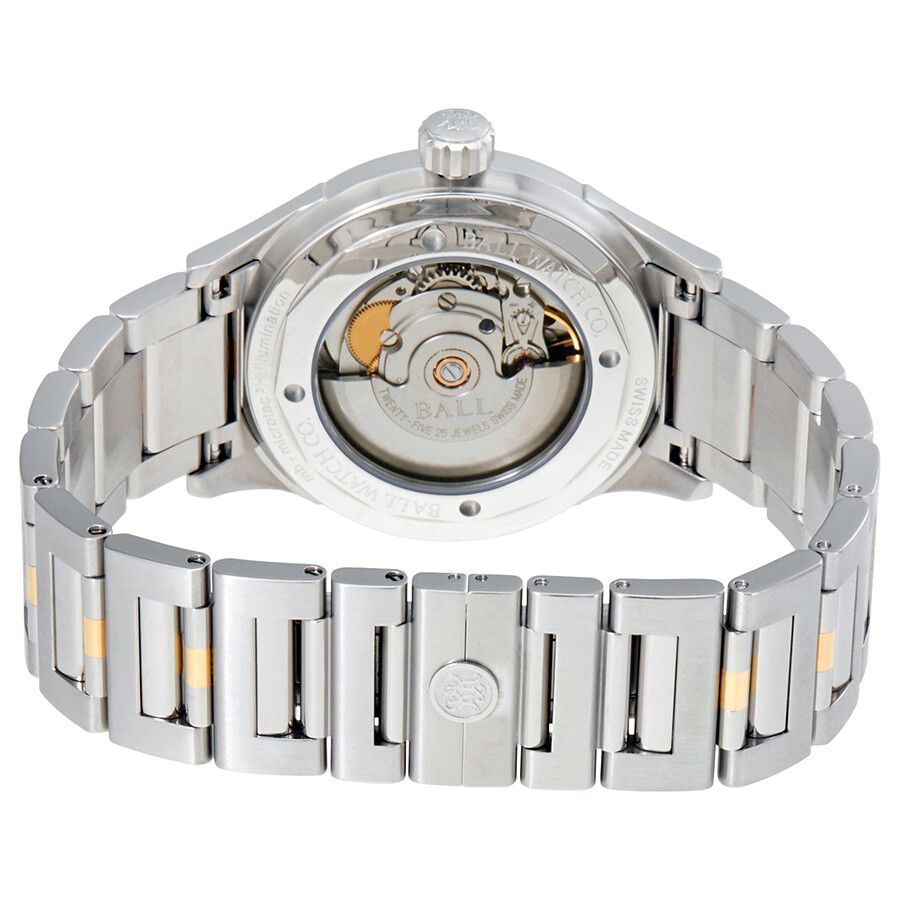 Ball Fireman AutomaticStainless Steel with 18kt Yellow Gold Men's Watch ...