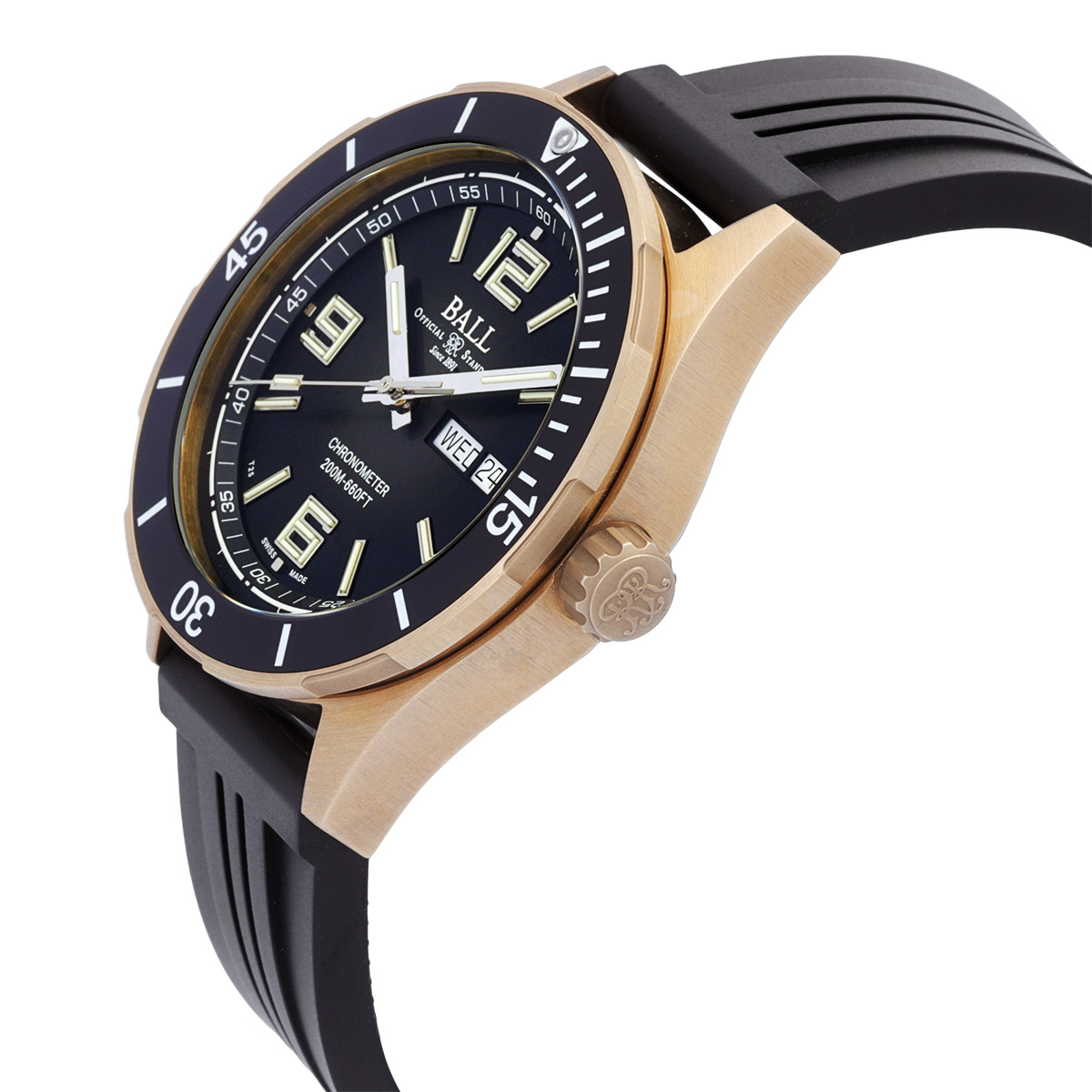Ball Roadmaster Archangel Automatic Black Dial Men's Watch DM3070B-P1CJ ...