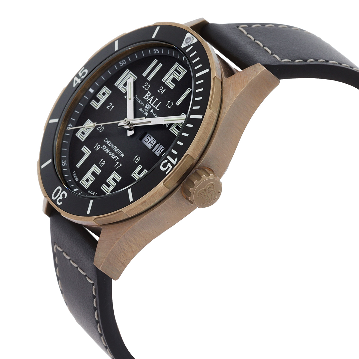 Ball Roadmaster Automatic Brown Dial Men's Watch DM3070B-LC-BR ...