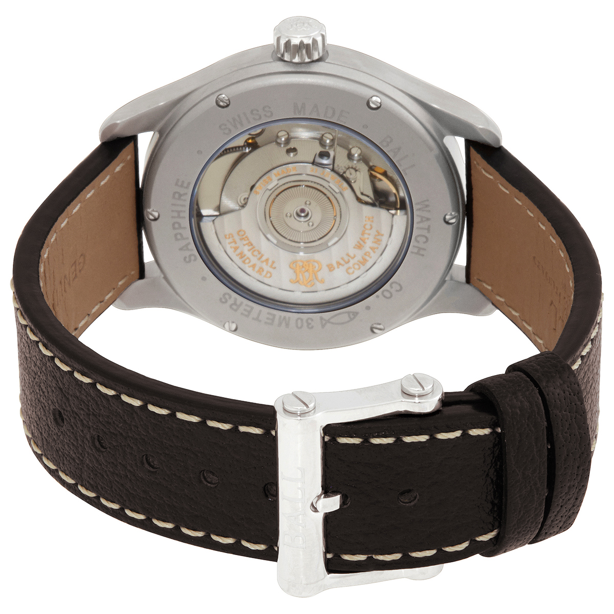Ball Trainmaster Automatic Black Dial Men's Watch NM1038D-L5J-BK ...
