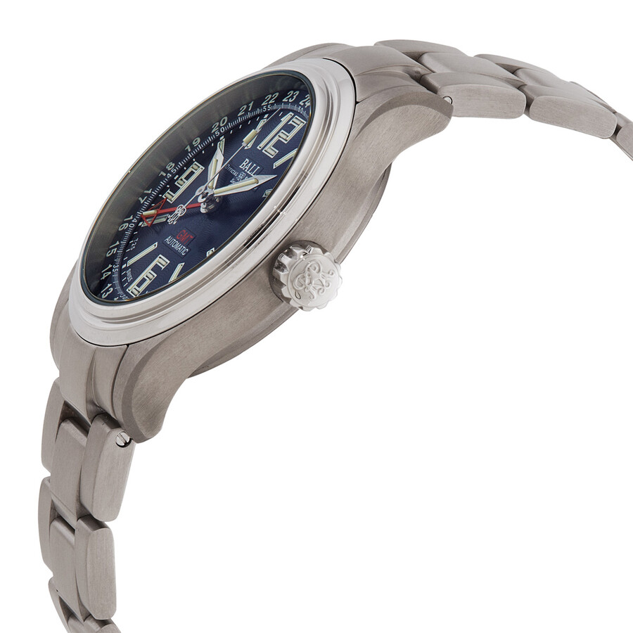 Ball Trainmaster GMT Automatic Blue Dial Men's Watch GM1038D-S10J-BE ...