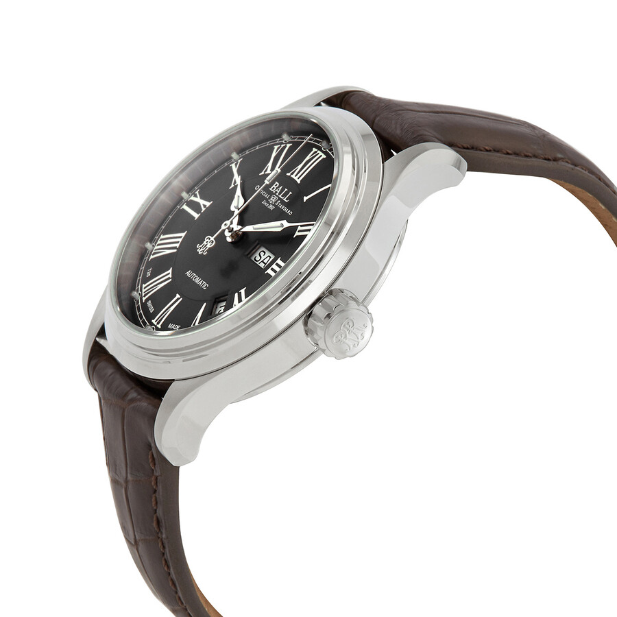 Ball Trainmaster Roman Automatic Men's Watch NM1058D-L4J-BR - Watches ...