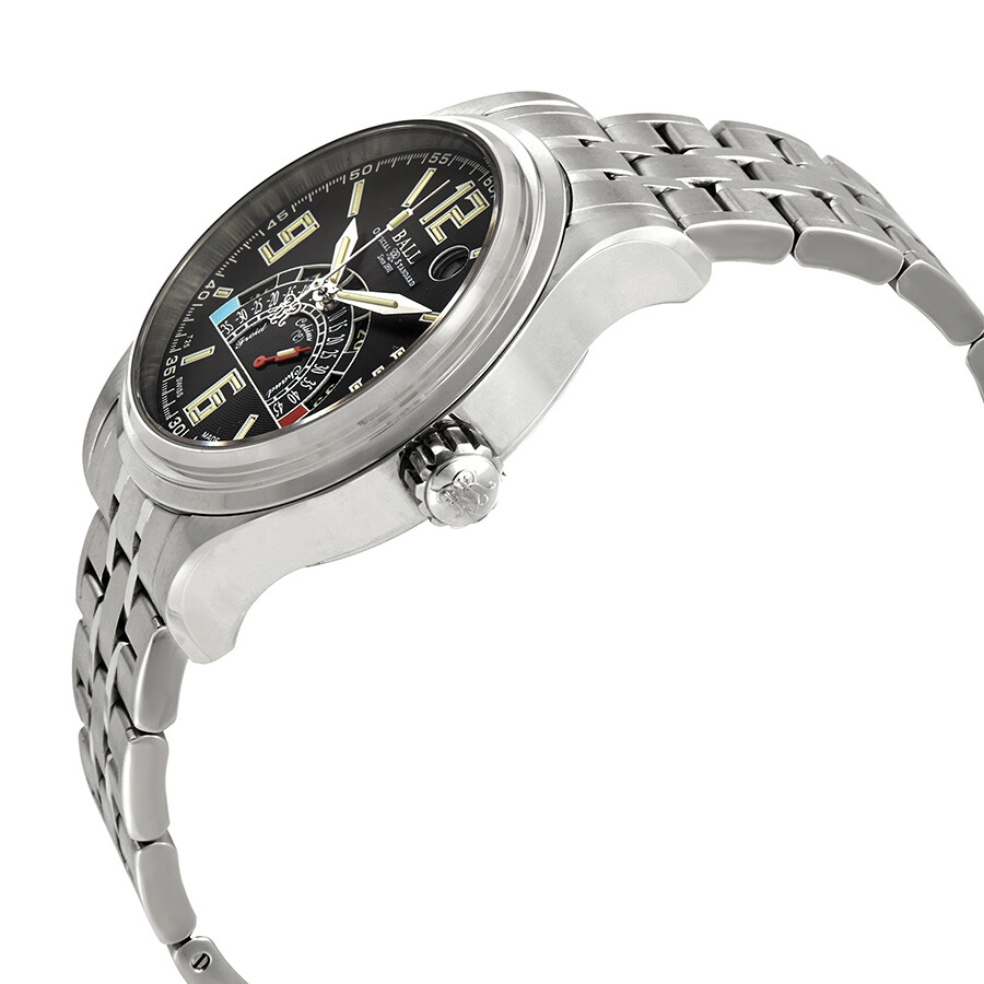 Ball Trainmaster TMT Celcius Automatic Black Dial Men's Watch NT1050D ...