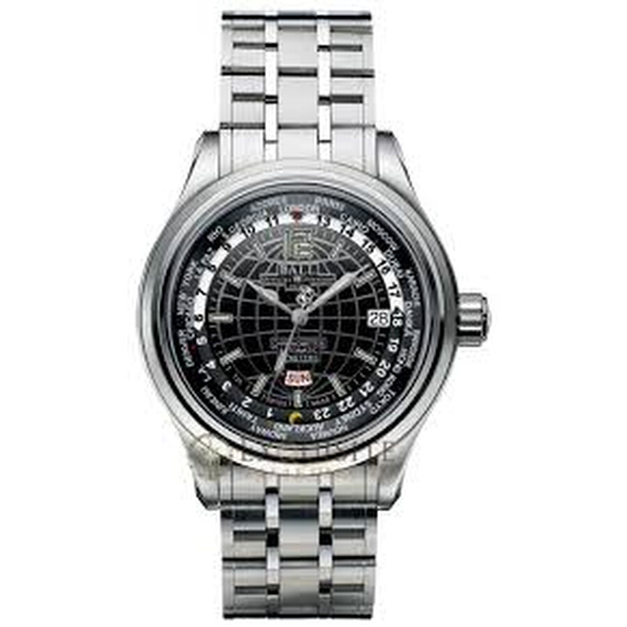 Ball World Time Automatic Black Dial Men's Watch GM2020D-SCJ-BK ...
