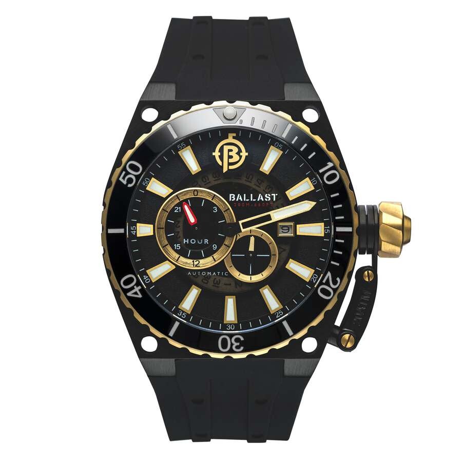Ballast Valiant GMT Automatic Black Dial Men's Watch BL-3143-03 ...