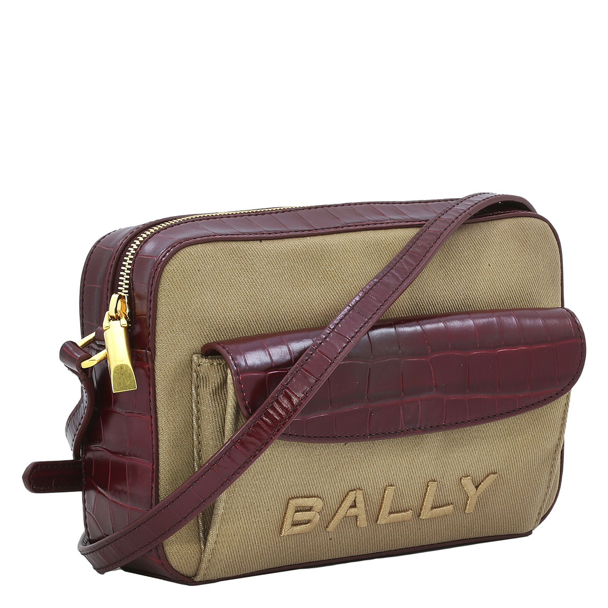 Bally Bar Daniel Embossed Leather Crossbody Bag WAC01T CV042 I1B9O ...