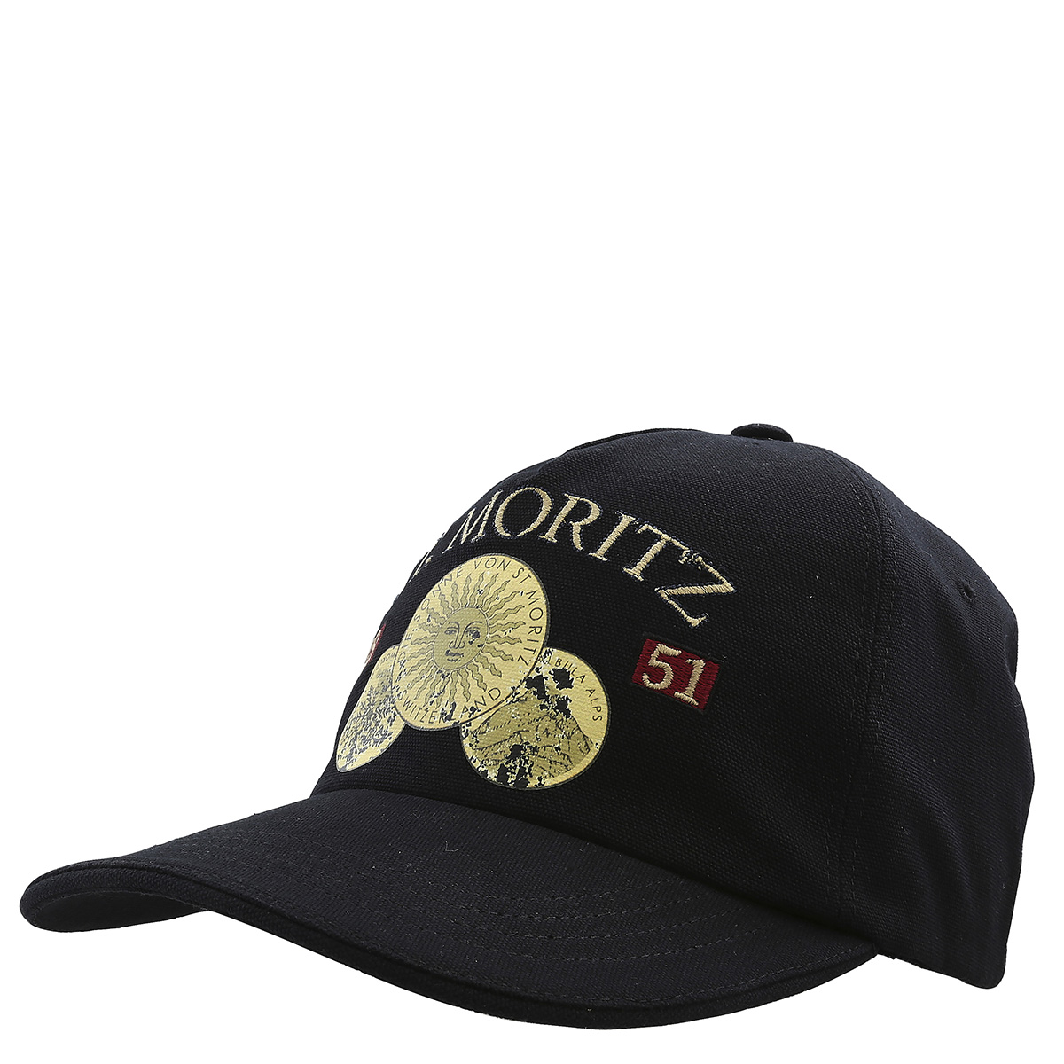 Bally Black 1851 St Moritz Print Baseball Cap, Size One Size MCC01D ...