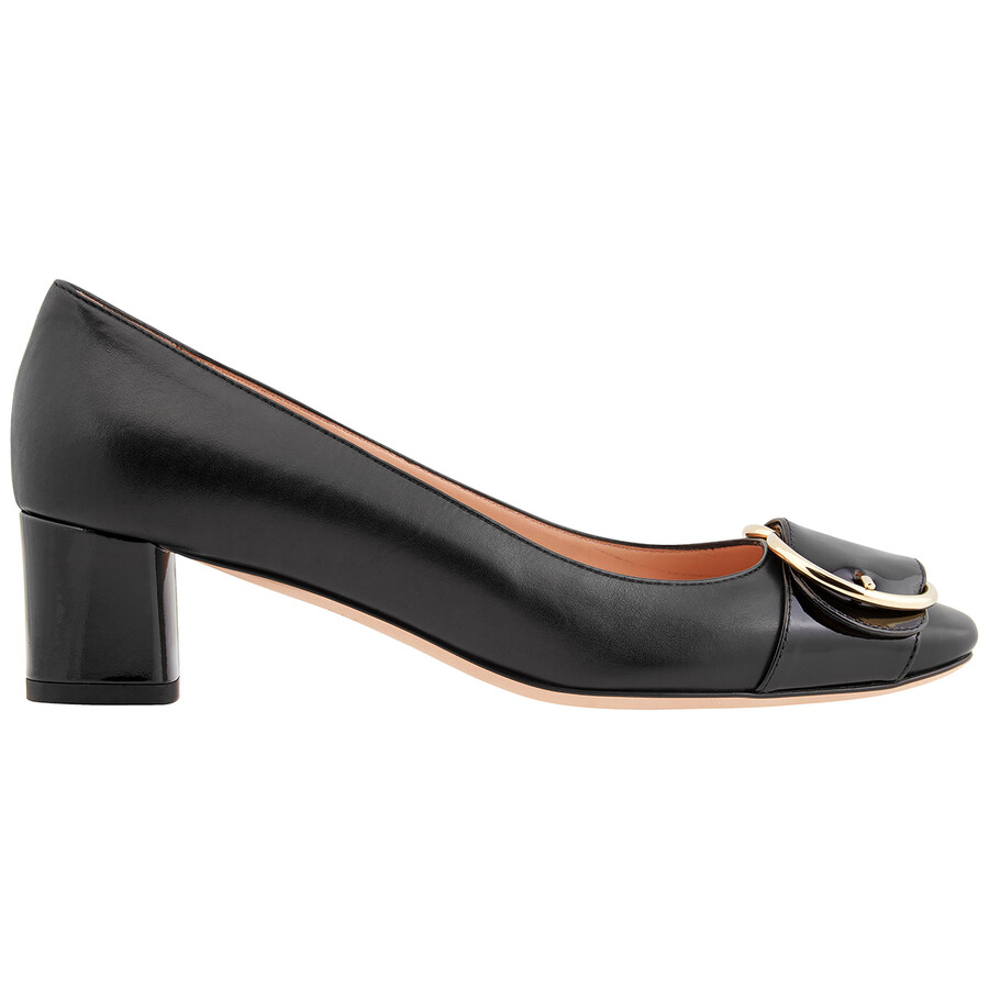 Bally Clarie Black Leather Pumps, Brand Size 36 ( US Size 5.5 ) 6225744 ...