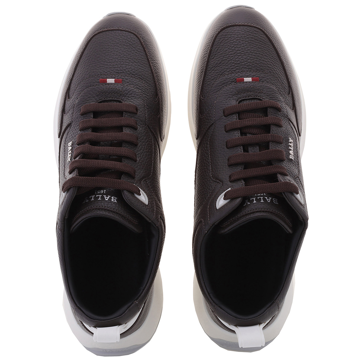 Bally Ebano Dave Low-Top Leather Sneakers, Brand Size 11.5 ( US Size 12 ...