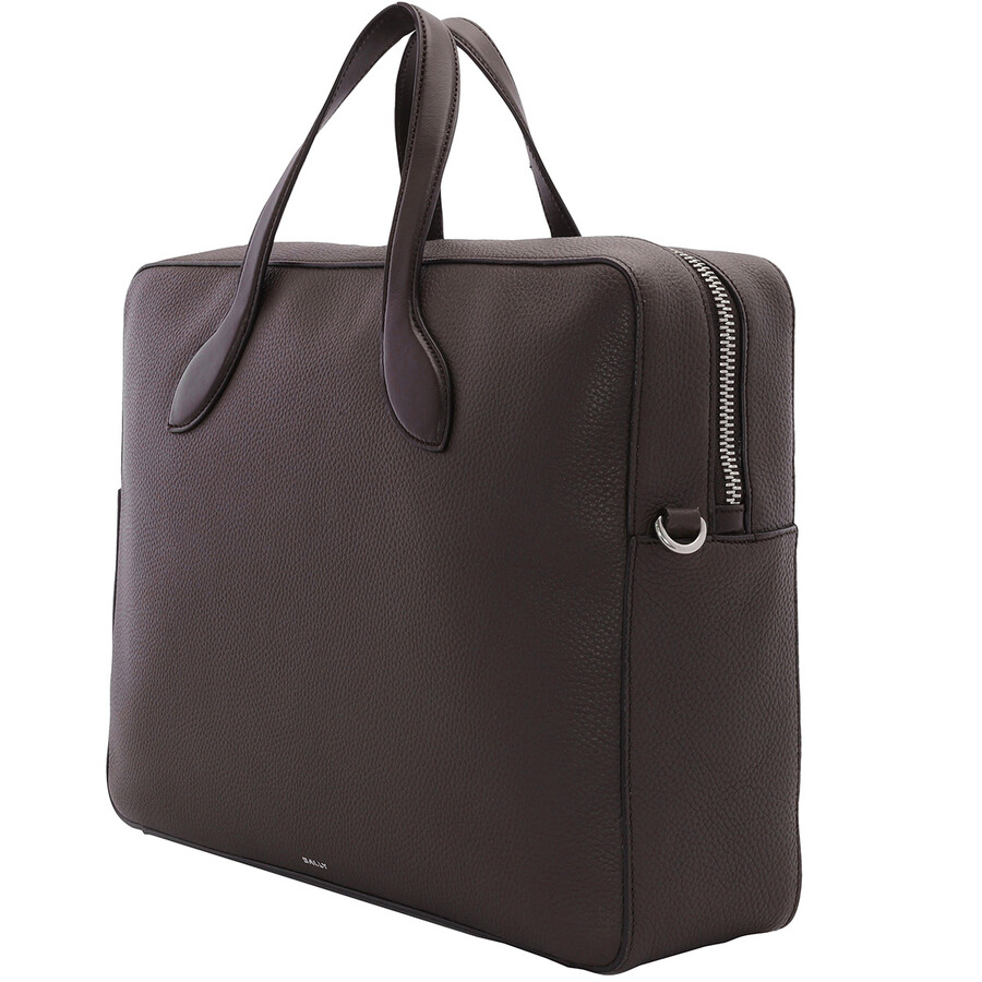 Bally Lago Briefcase In Brown Leather MAB00W VT423 U804P 7617659983511 ...