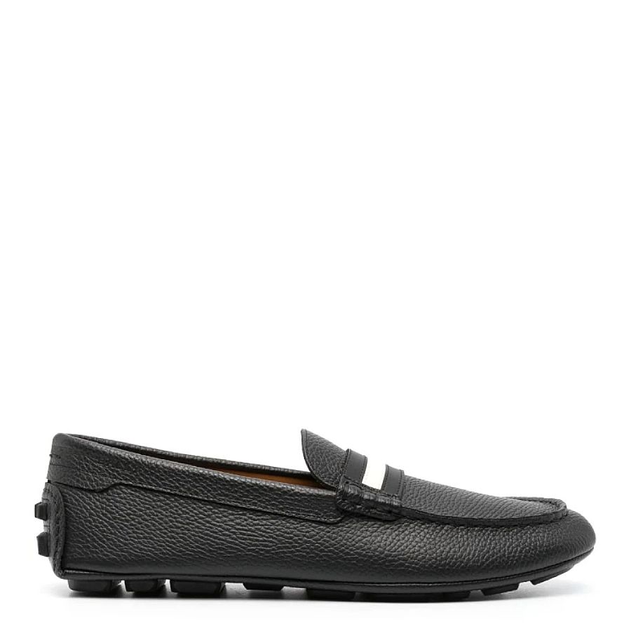 Bally Men's Black Karlos Leather Drivers, Brand Size 10 ( US Size 11 D ...