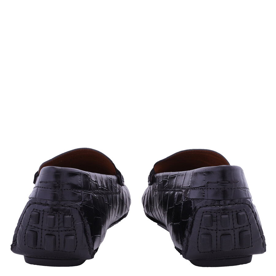 Bally Men's Keeper Black Croc-Embossed Kerbs Drivers, Brand Size 9.5 ( US Size 10.5 ) MSD01M ...