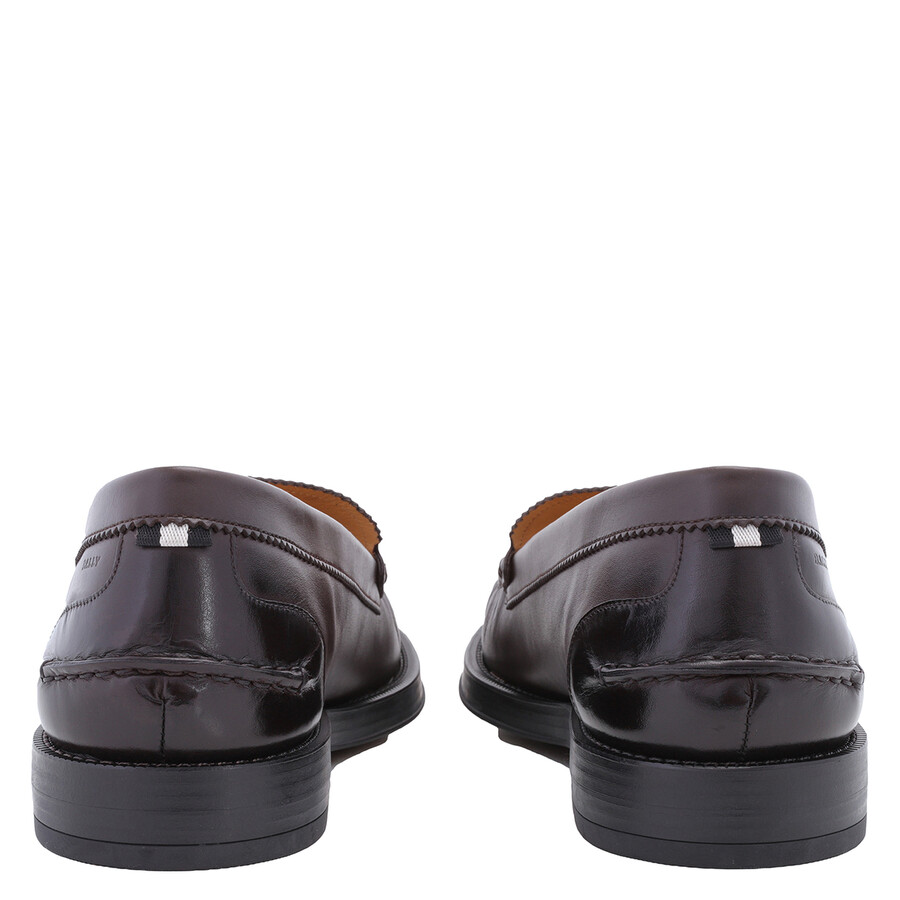 Bally Men's Resel Ebano Calf Leather Tassel Moccasins, Brand Size 11.5 ( US Size 12.5 ) MSF03C ...