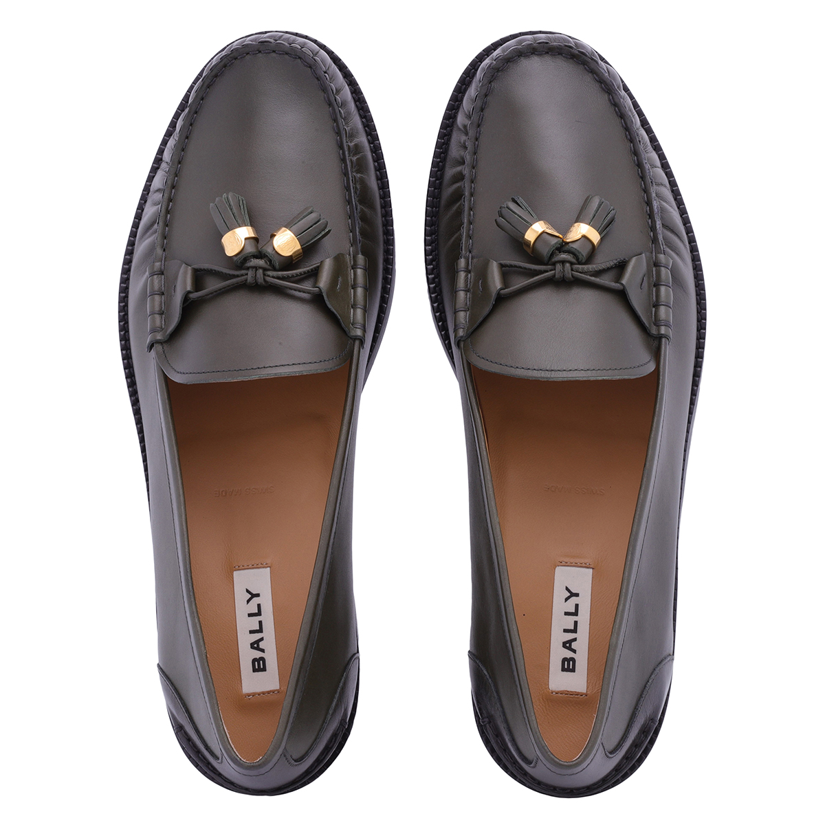 Bally Men's Ribald Calf Leather Tassel Loafers, Brand Size 11 ( US Size ...
