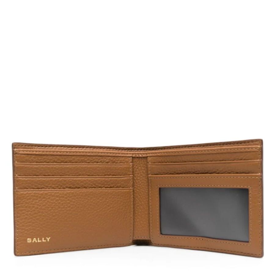 Bally Pennant Leather Bi-Fold Wallet MLW03W TP047 I8D4O 7617659981531 ...