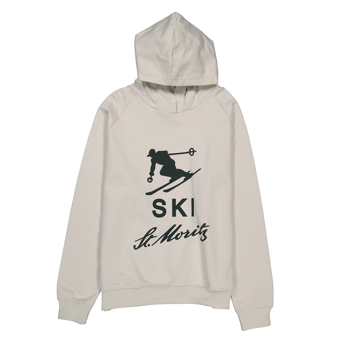 Bally Ski St. Moritz Diagonal Fleece Hoodie, Size Large MCC00U CO122 ...