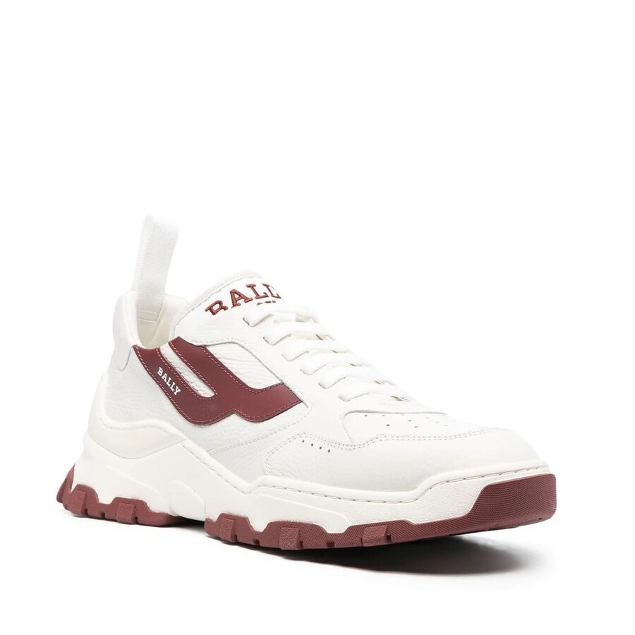 Bally White Holden Lace-Up Sneakers, Brand Size 9 ( US Size 10 ) MSK160 ...