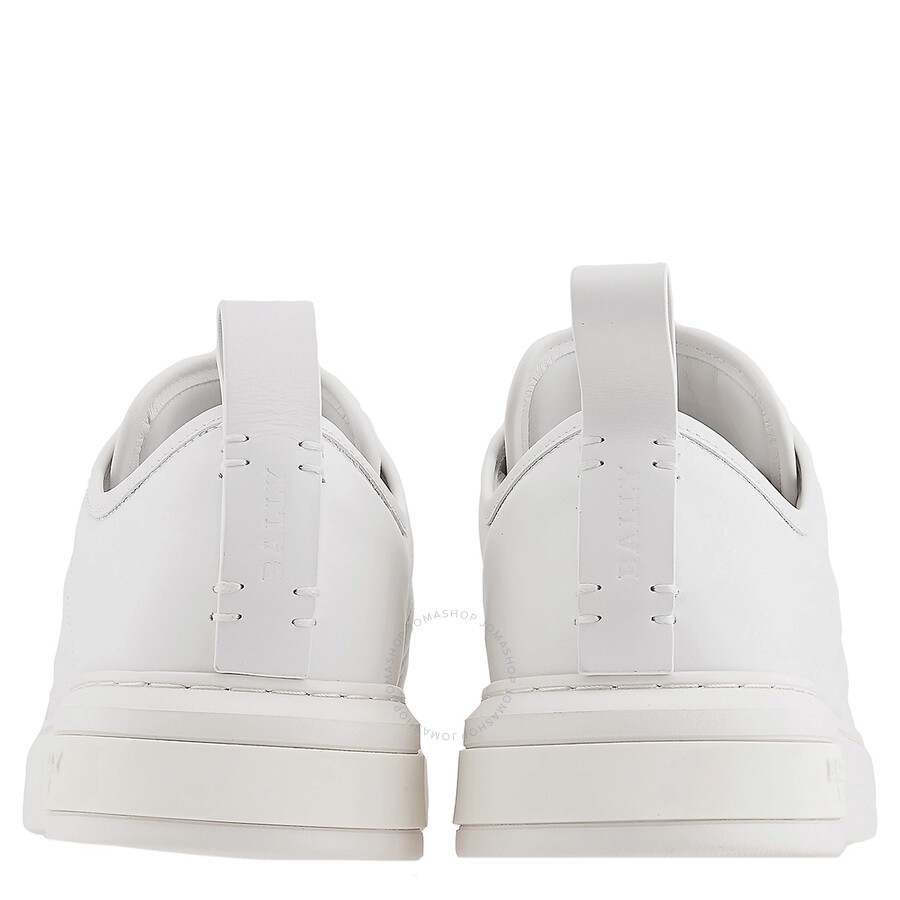 Bally White Medyn Leather Sneaker, Brand Size 6E ( US Size 7D ) MSK02M ...