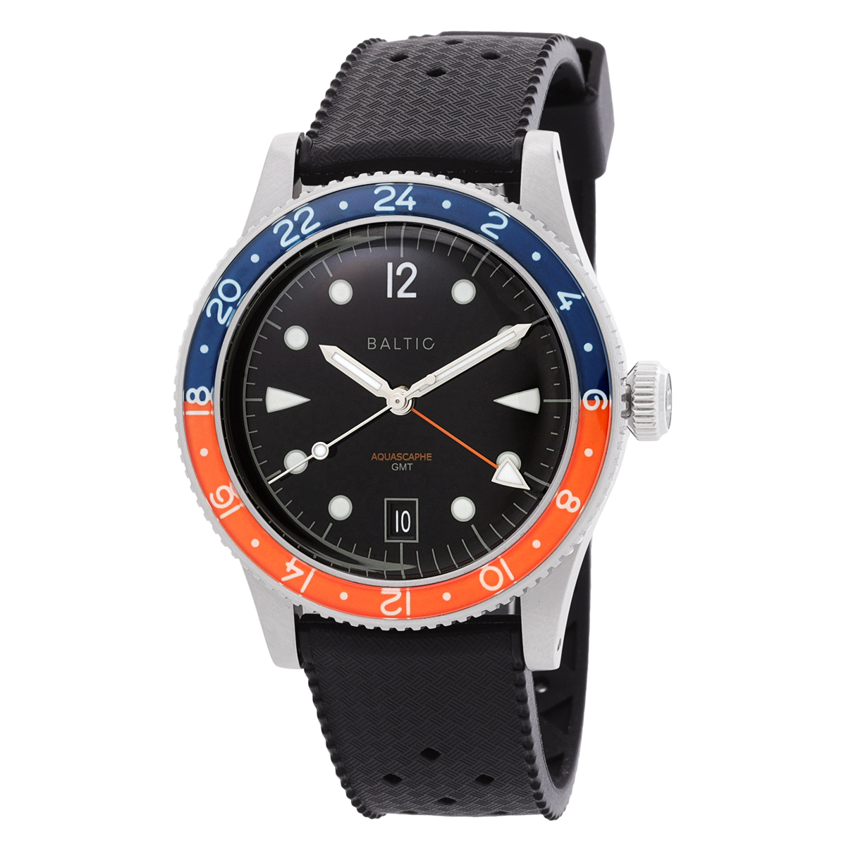 Baltic Aquascaphe Gmt Automatic Black Dial Men's Watch AQUAGMTOR ...