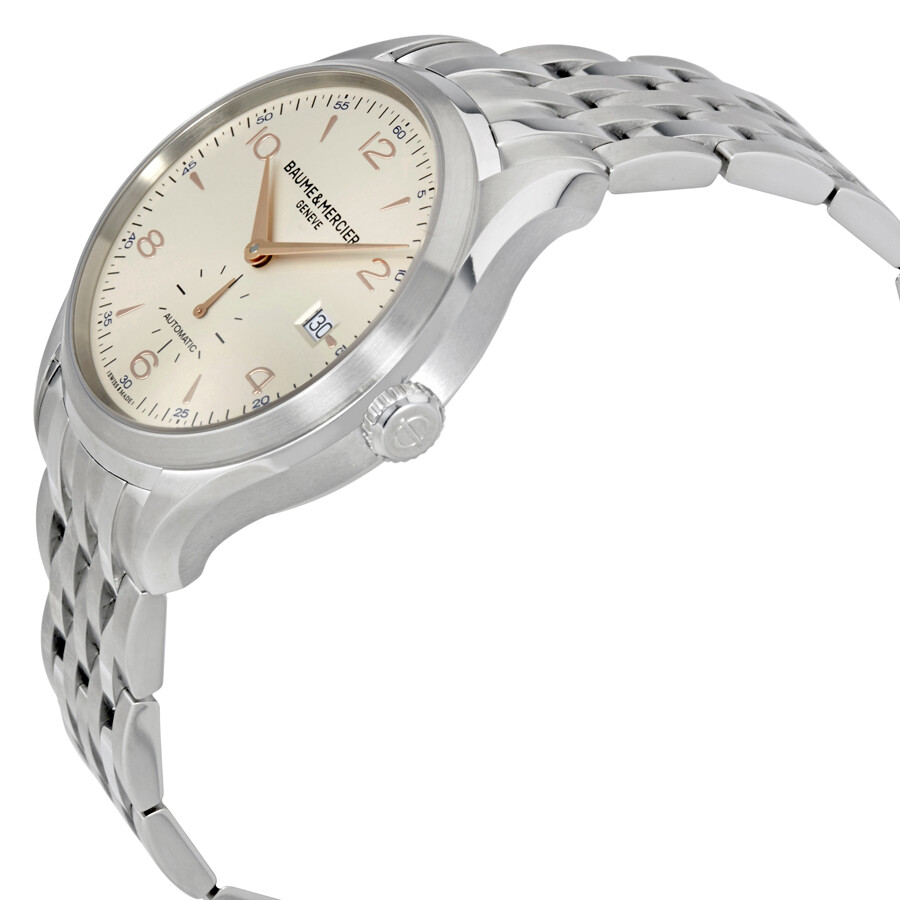 Baume Et Mercier Baume and Mercier Clifton Automatic Silver Dial Men's ...