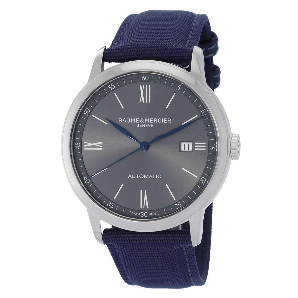 Baume Et Mercier Classima Automatic Grey Dial Men's Watch M0A10608 ...