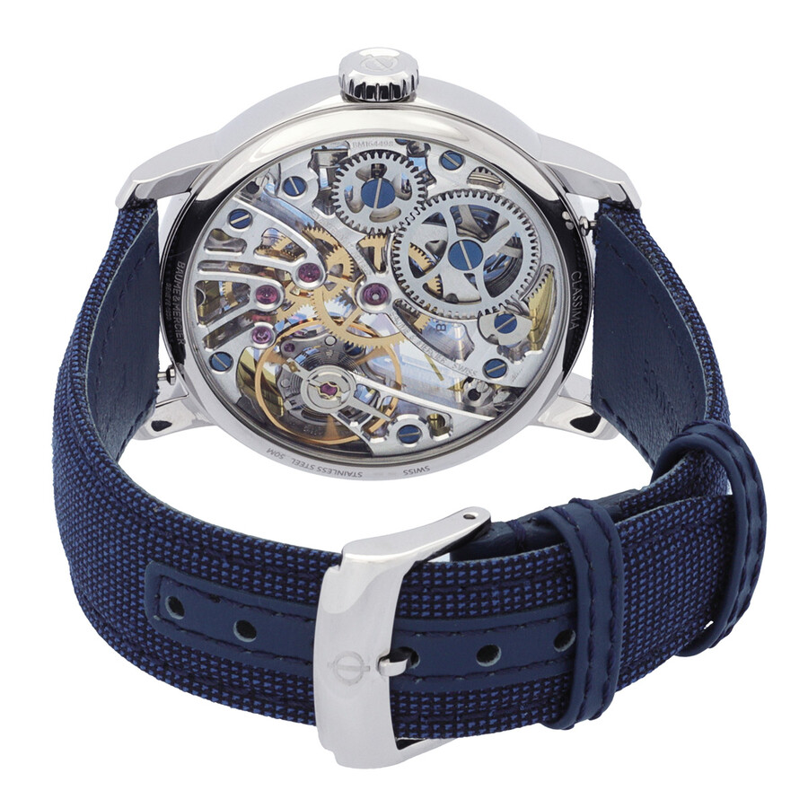 Baume Et Mercier Classima Hand Wind Blue Dial Men's Watch M0A10735 ...