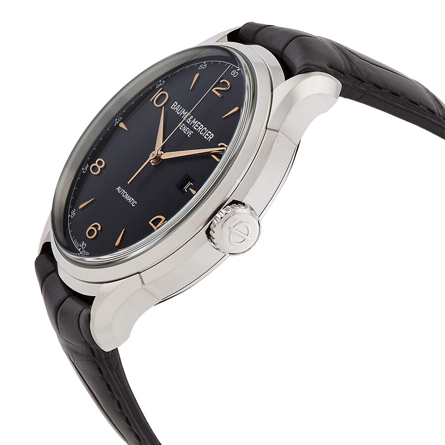 Baume Et Mercier Clifton Automatic Black Dial Men's Watch M0A10366 ...