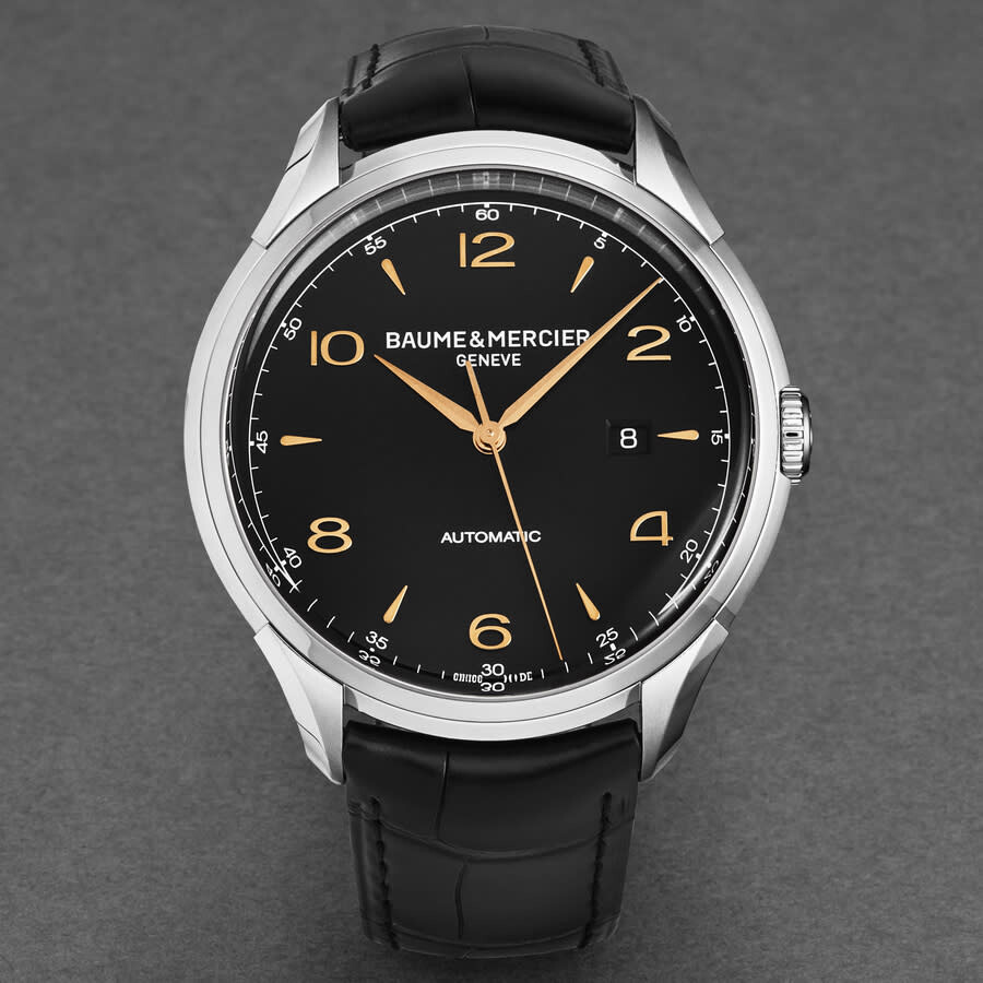 Baume Et Mercier Clifton Automatic Black Dial Men's Watch M0A10366 ...