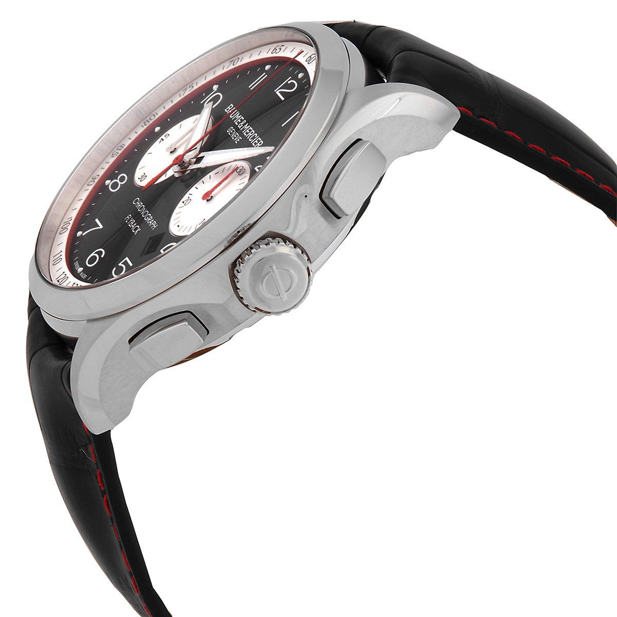 Baume Et Mercier Clifton Chronograph Automatic Black Dial Men's Watch ...