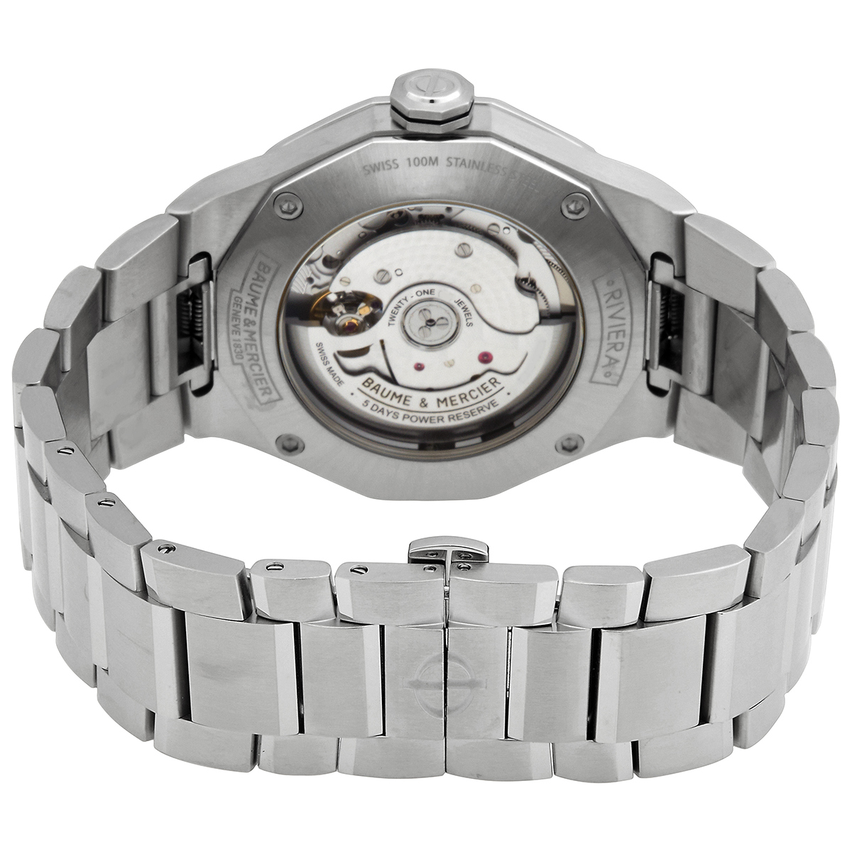 Baume Et Mercier Riviera Automatic Blue Dial Men's Watch M0A10616 ...