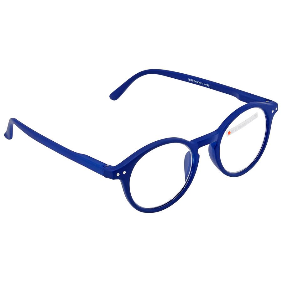 B+D Loop Reader Round Unisex Eyeglasses 2290-57-15 7730720012030 ...