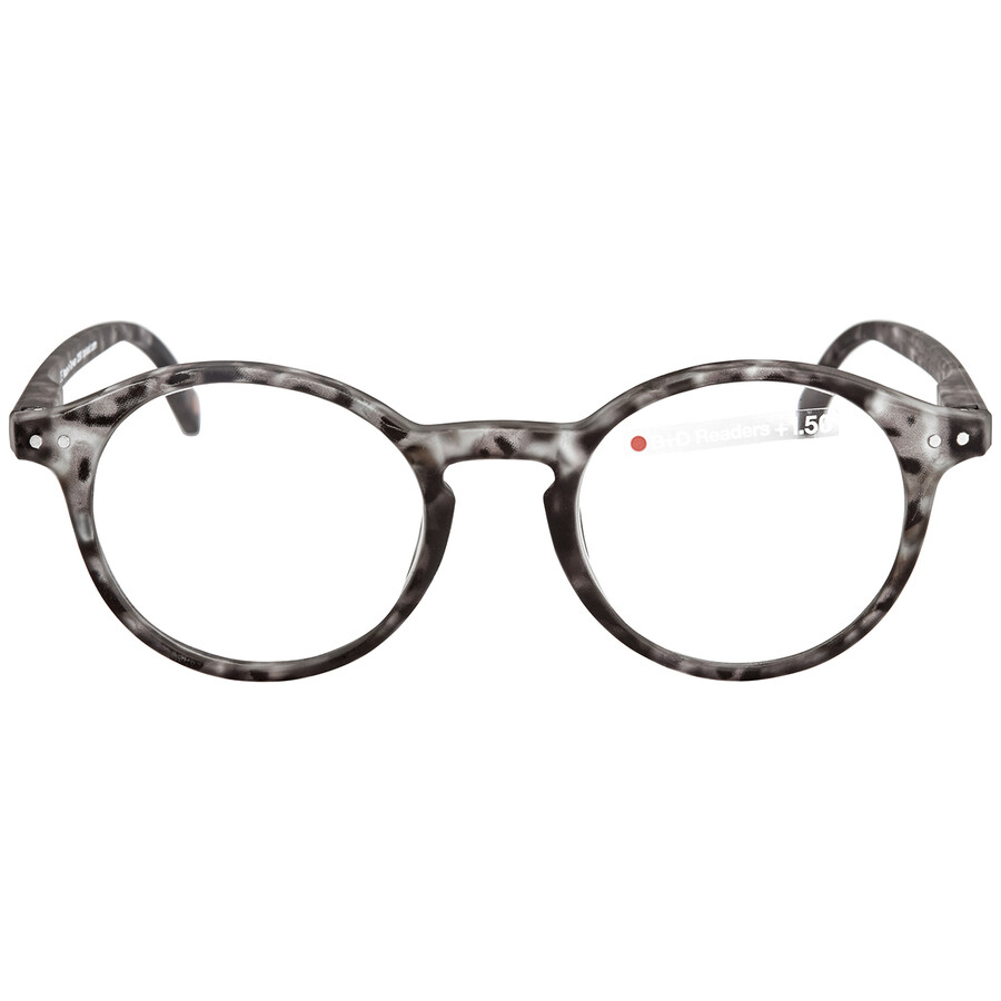 B+D Loop Reader Round Unisex Eyeglasses 2290-96-15 7730720012085 ...