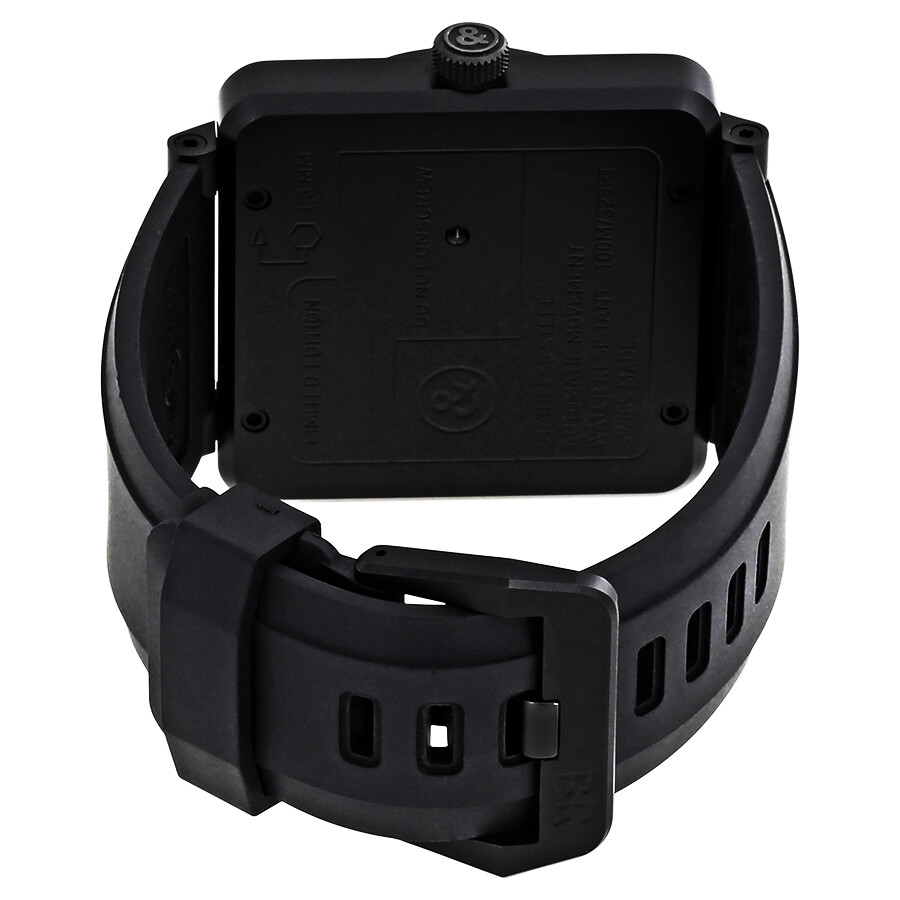 Bell And Ross Aviation BR01-92-Carbon Automatic Men's Watch BR01-92-SL ...