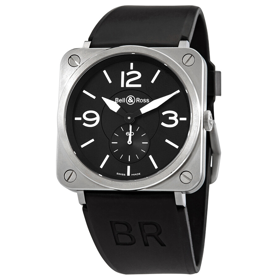 Bell And Ross BRS Quartz Chronometer Black Dial Ladies Watch BRS-STEEL ...