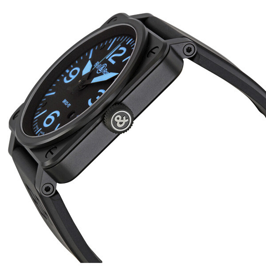 Bell And Ross Instrument Black and Blue Dial Automatic 42MM Men's Watch ...